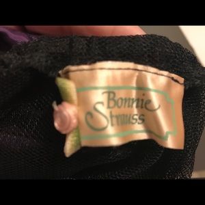 Skirts | Skirt With Deep Purple Lining And Black Tulle | Poshmark